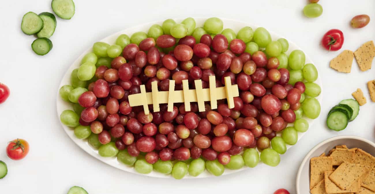 Grape & Cheese Game Day Platter - Patricia Bannan, MS, RDN