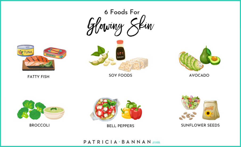 6 Foods for Glowing Skin - Patricia Bannan, MS, RDN