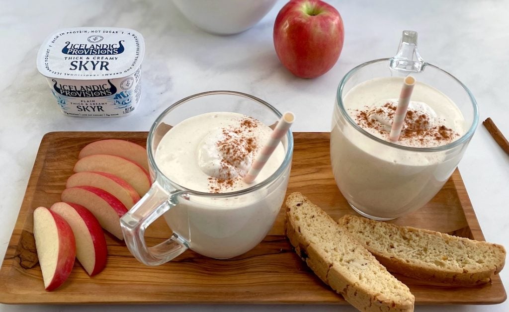 Hot Apple Pie Smoothie with Skyr - Patricia Bannan, MS, RDN
